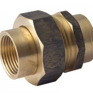 50mm brass F & F barrel union – VTM Valves